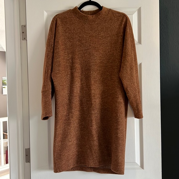 Lush | Dresses | Rust Color Sweater Dress | Poshmark